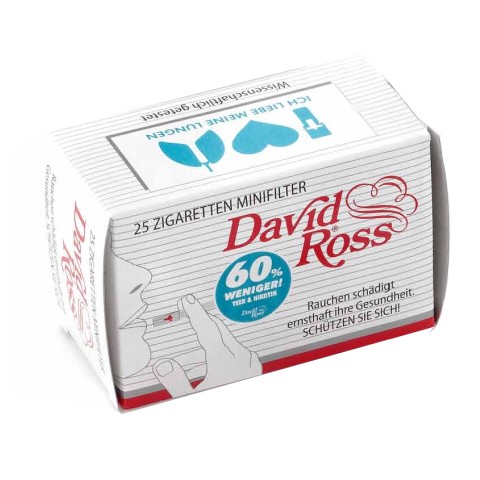 Zigarettenfilter-Aufsatz David Ross, 25er | 11744